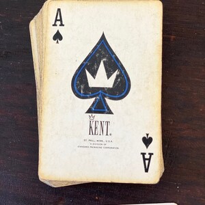 Playing Cards, Vintage Playing Cards Featuring Art by E Fred Anderson ...