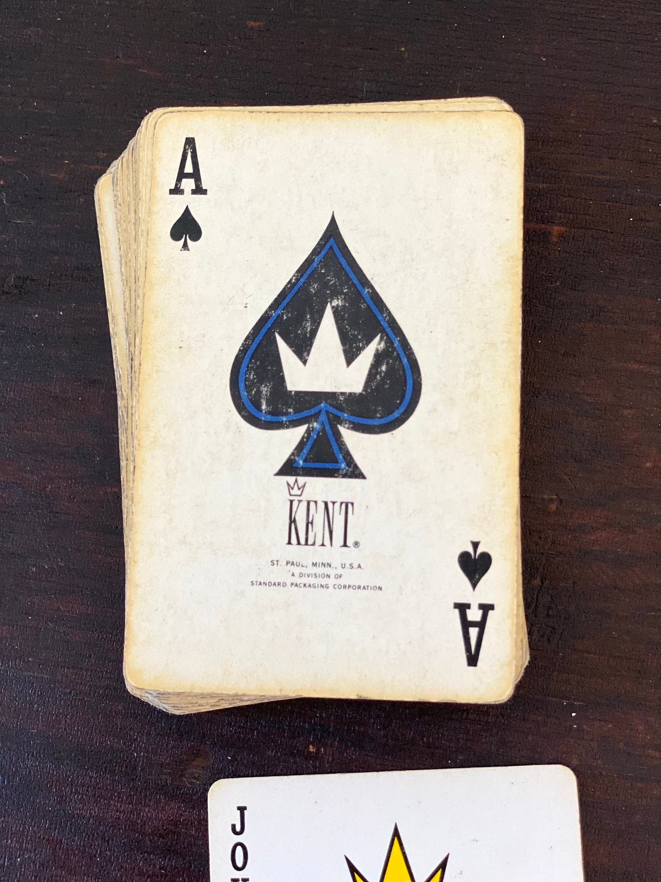Playing Cards, Vintage Playing Cards Featuring Art by E Fred Anderson ...