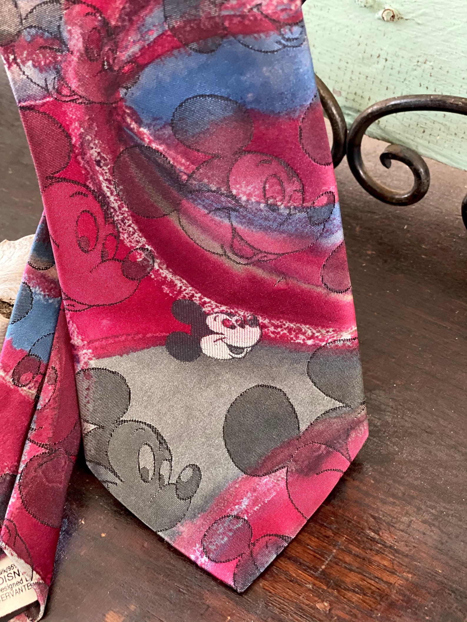 Disney Tie, Vintage and Made in America Disney Mickey Mouse Necktie ...