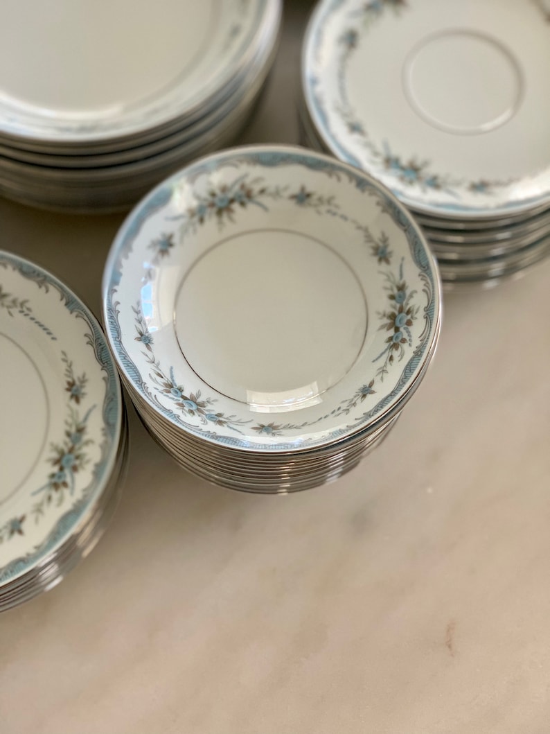 Mikasa Fine China, Vintage Mikasa Roslyn Pattern, Mikasa 5650, Vintage ...