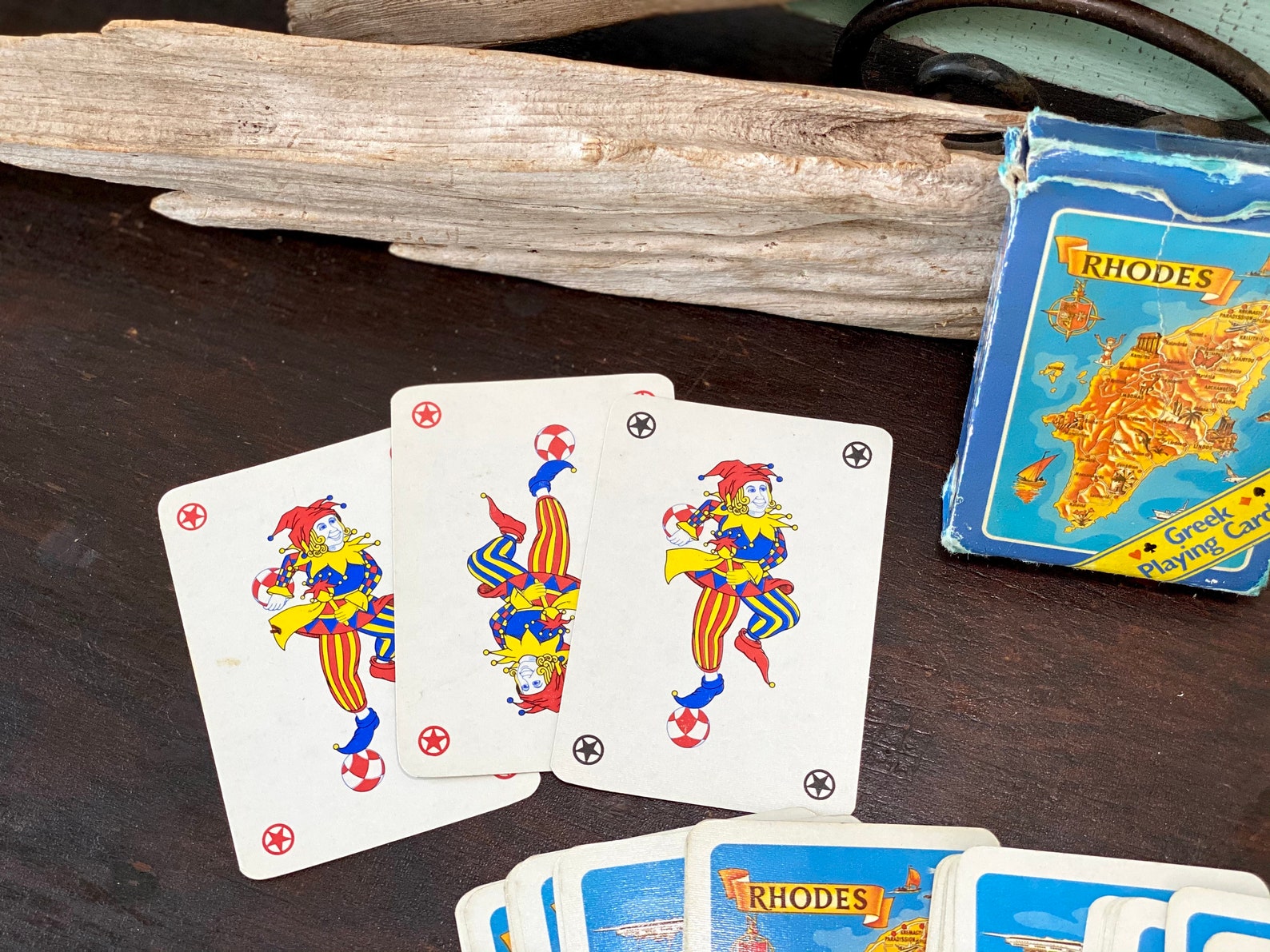 Playing Cards Vintage Greek Playing Cards Featuring the - Etsy