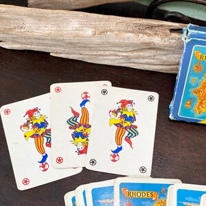 Playing Cards, Vintage Greek Playing Cards Featuring the Island of ...