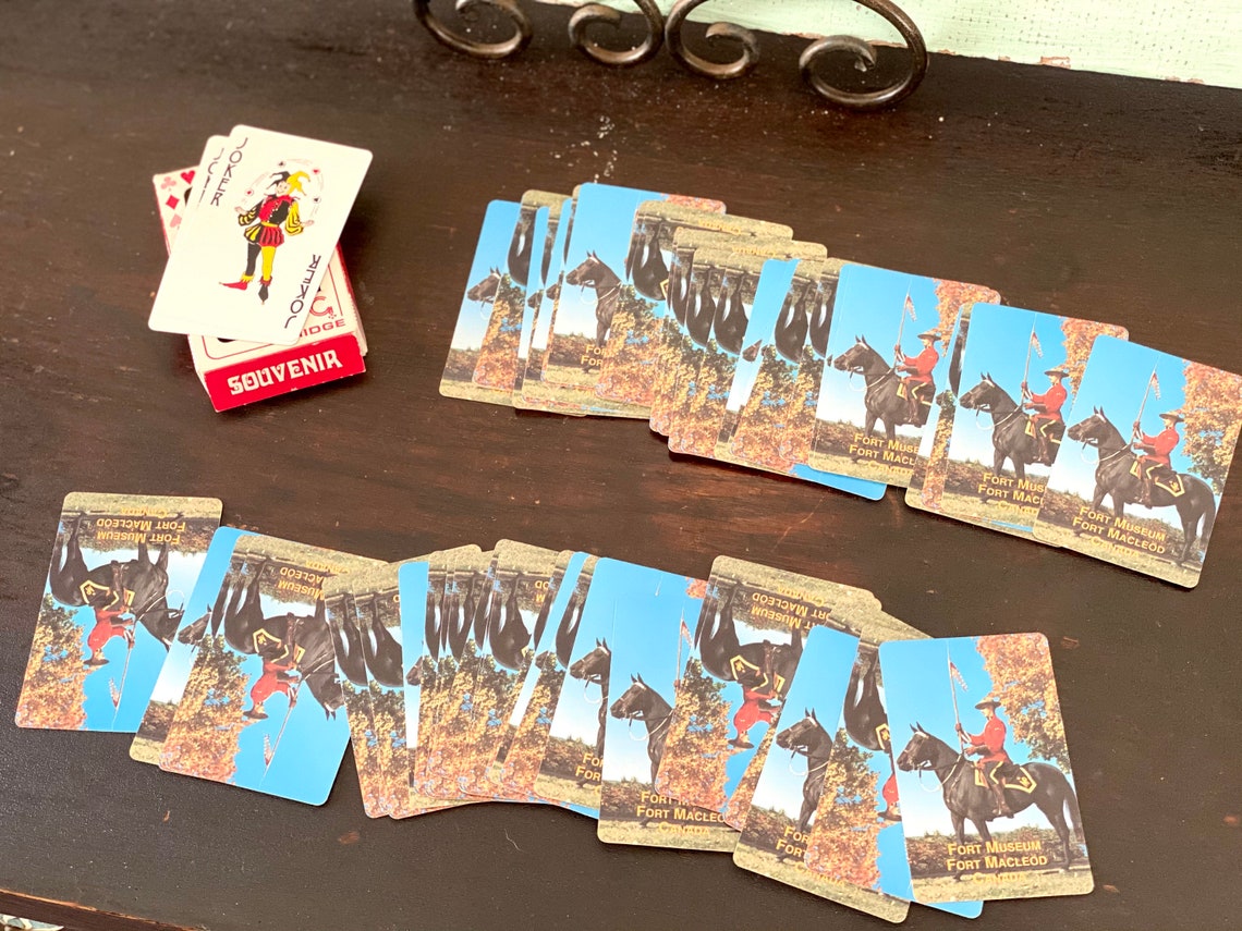 Playing Cards Vintage Canadian Souvenir Playing Cards From | Etsy