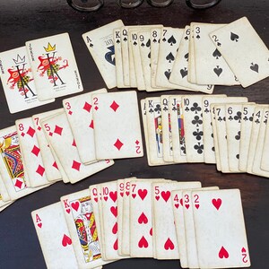 Playing Cards, Vintage Playing Cards Featuring Art by E Fred Anderson ...