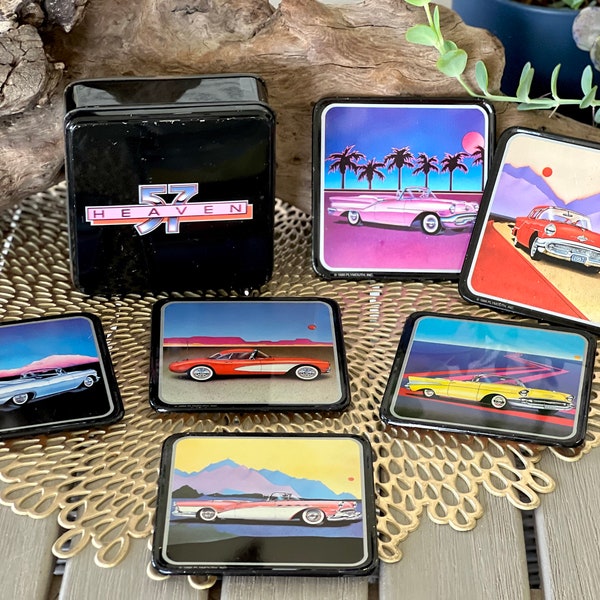 Vintage Car Coasters - Etsy