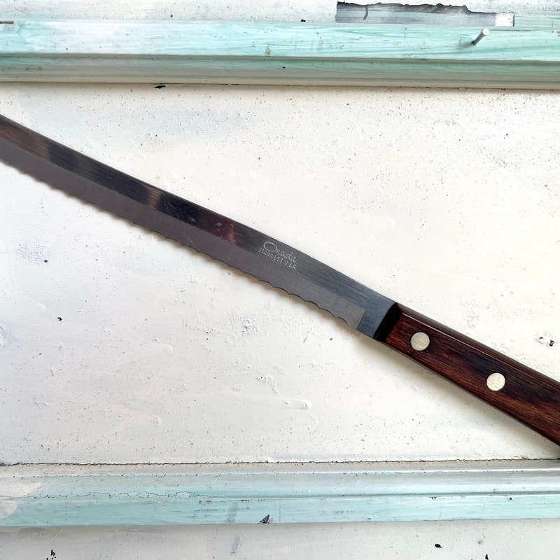 Wooden Handle Steak Knife - Etsy