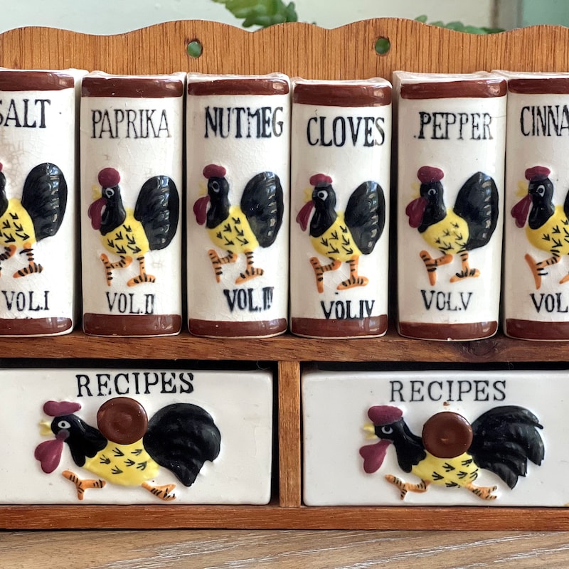 Vintage Spice Rack - Etsy
