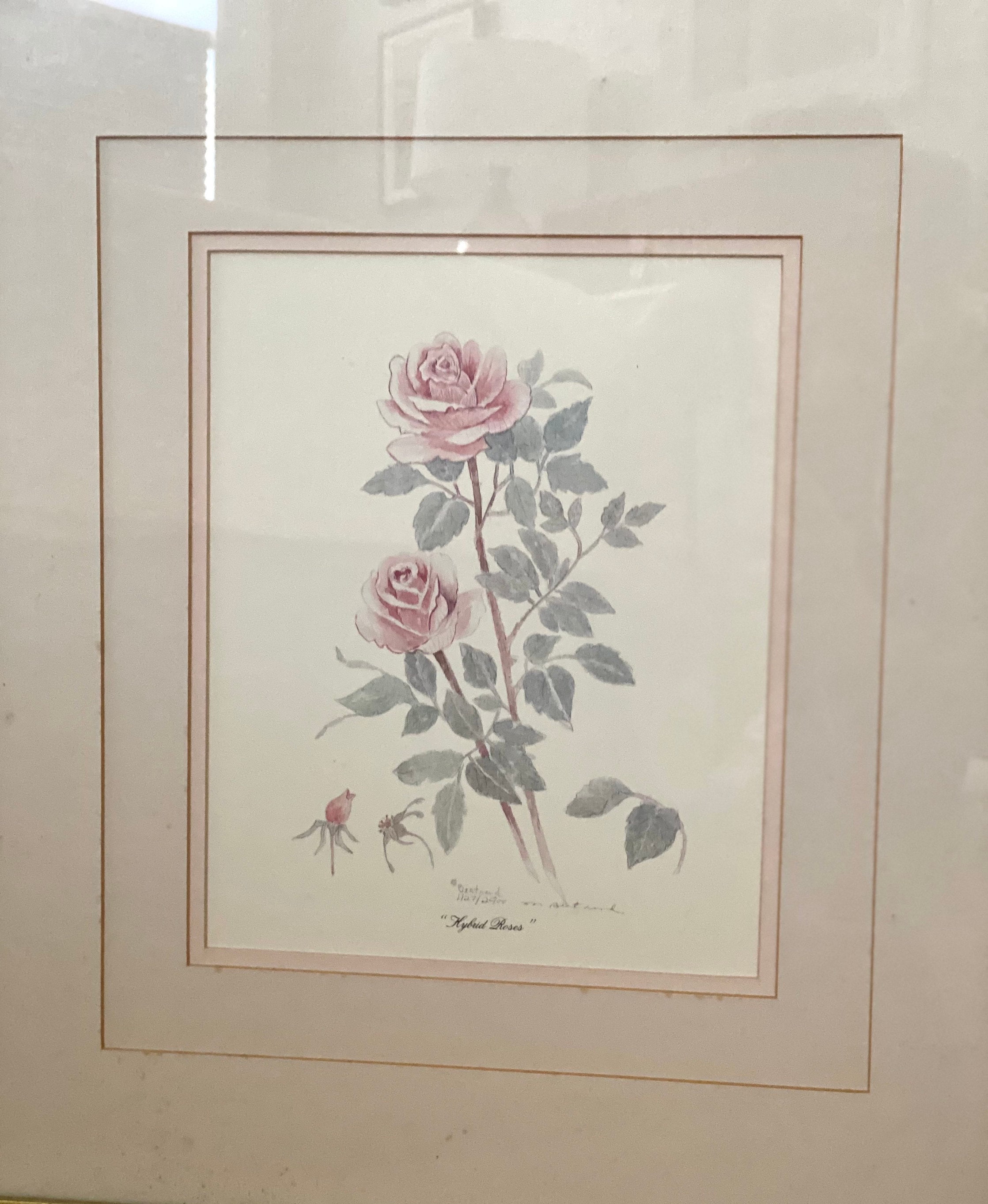 Art Vintage Mary Bertrand Art Framed and Ready to Hang 2 | Etsy