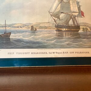 Decor or Art, Recreation of Ship Viscount Melbourne Painting, Cork ...