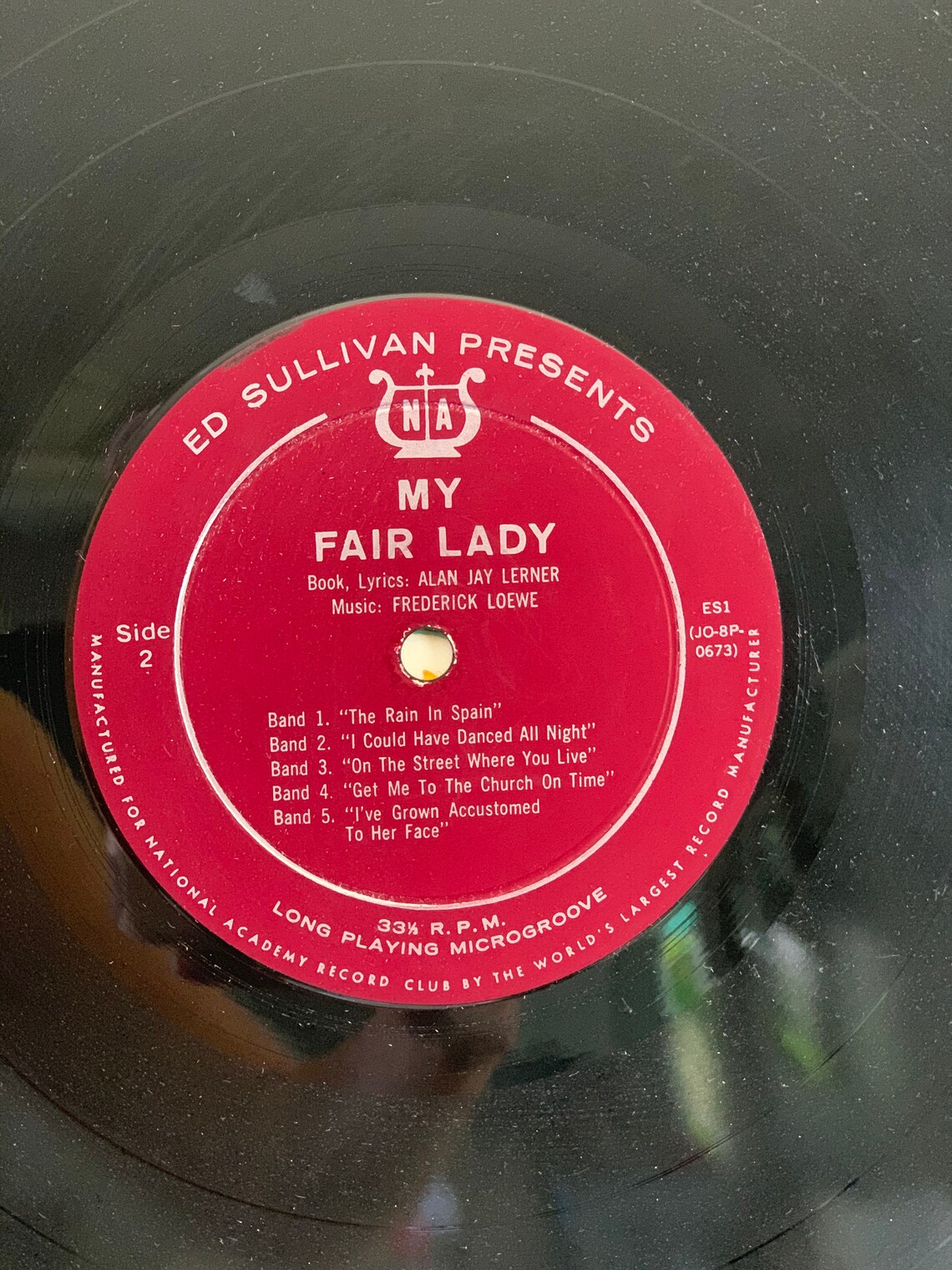 Vinyl Record, Vintage Vinyl Record Ed Sullivan Presents Songs and Music ...