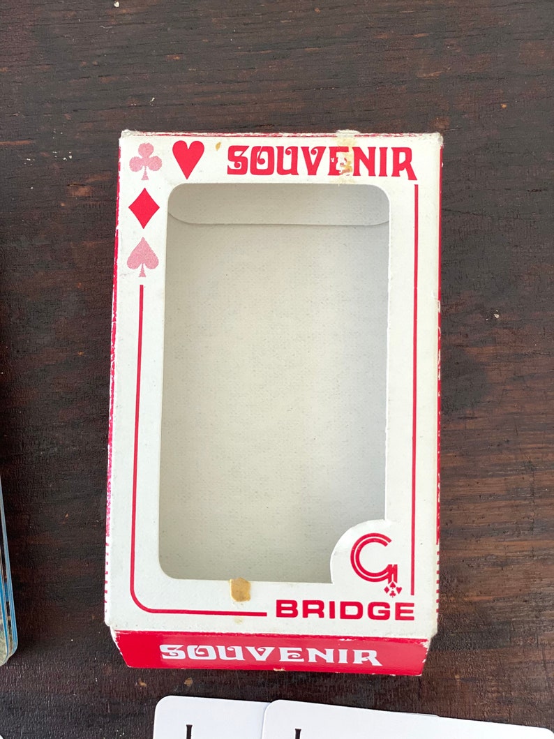 Playing Cards, Vintage Canadian Souvenir Playing Cards From Fort ...