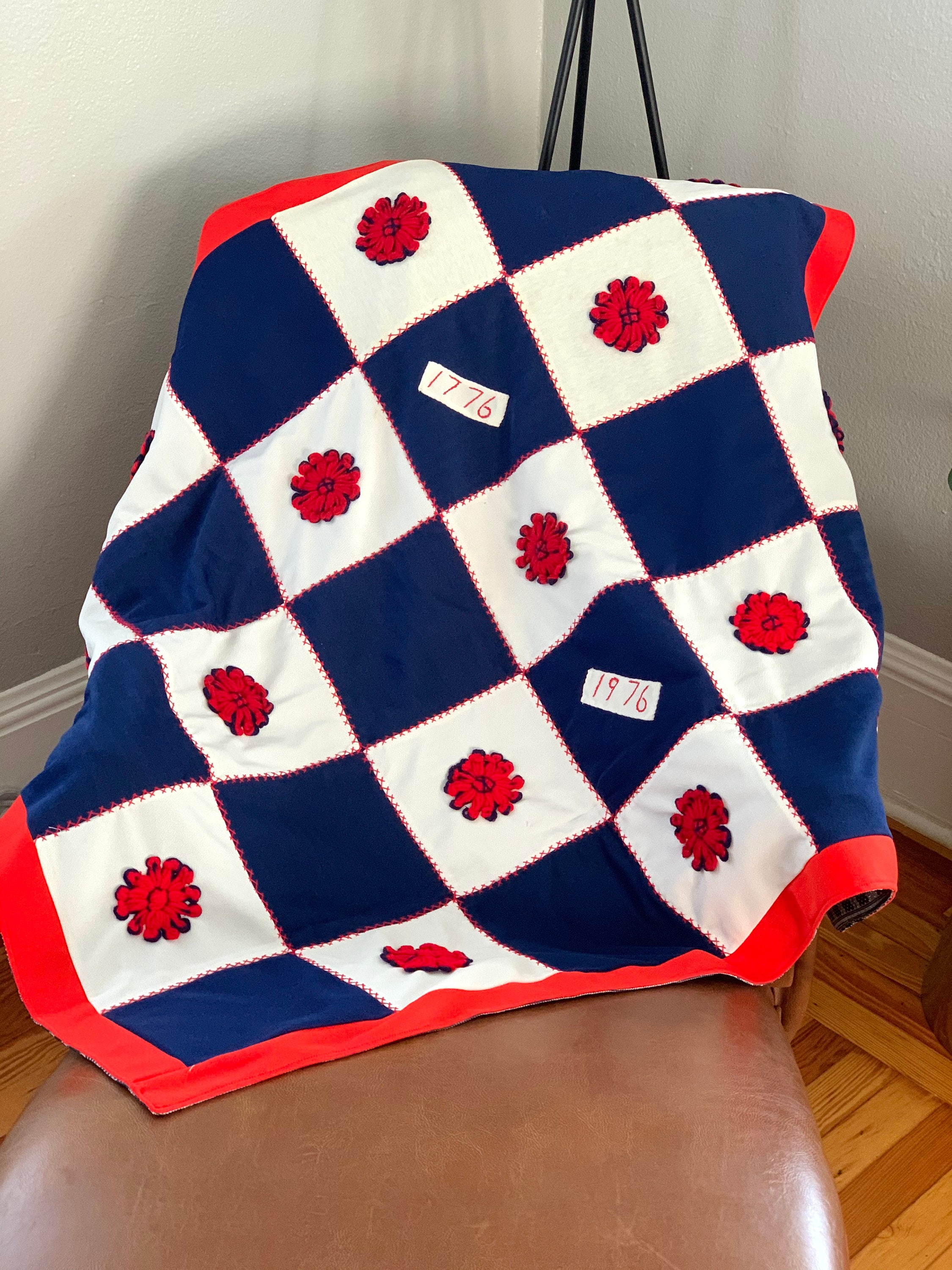 Throw Blanket Vintage Americana BiCentennial Throw Blanket | Etsy