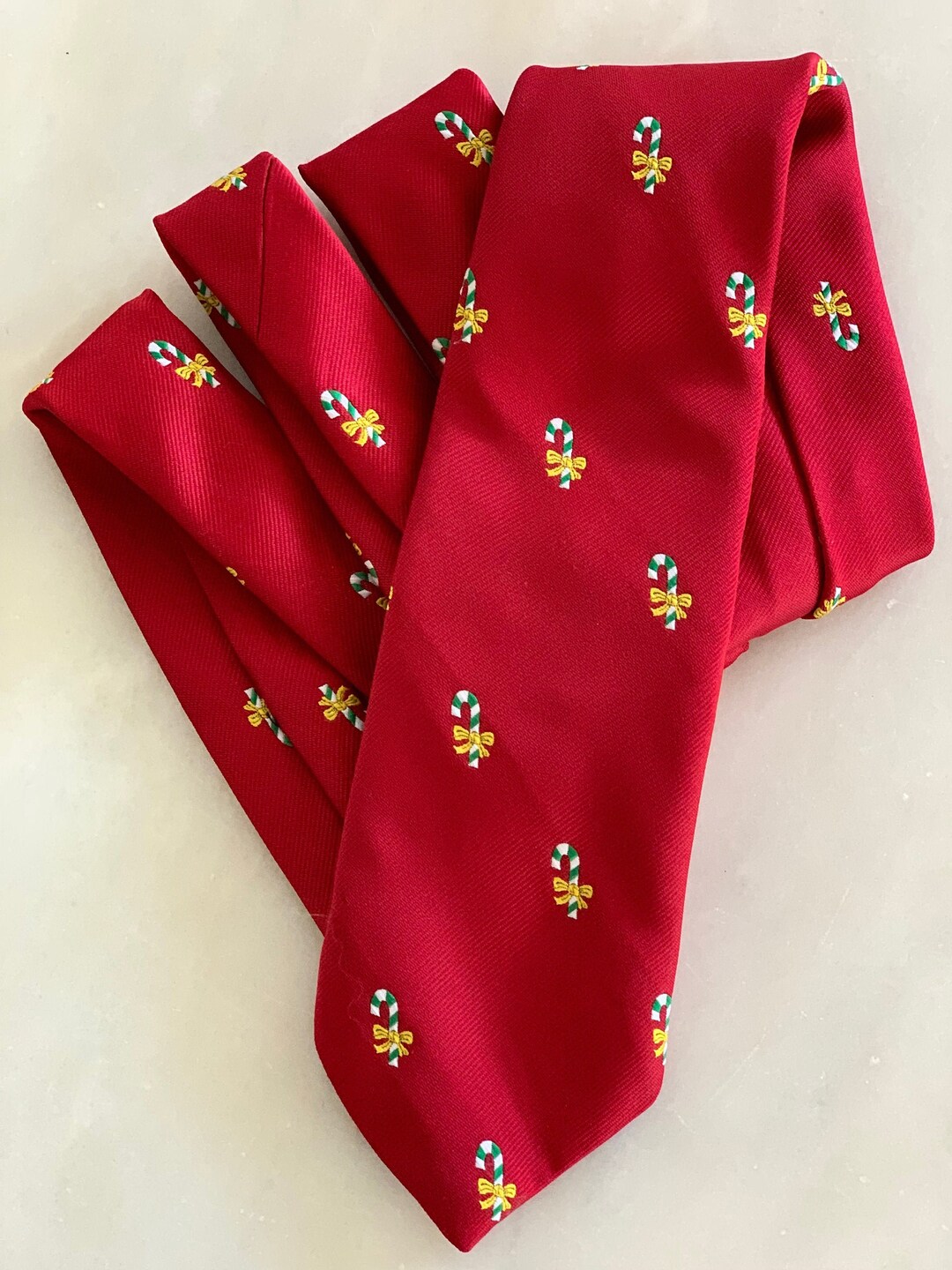 Vintage Tie With Candy Canes, Vintage Cape Cod Sport Tie, Vintage ...