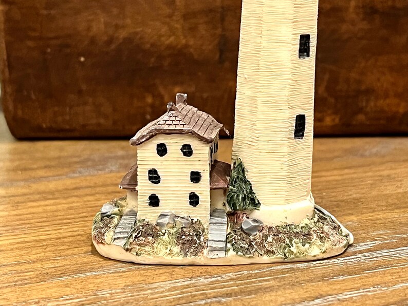 Lighthouse Model Vintage Resin Model of the Sandy Hook Light - Etsy