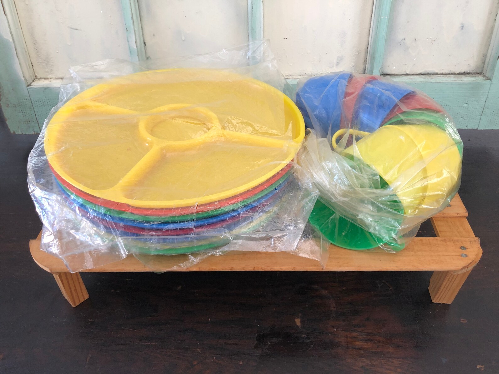 Plastic Dishes Plas-tex Picnic Ware Dishes Cups and Tray for - Etsy