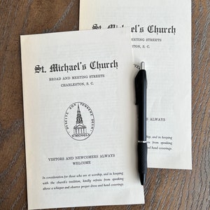 Memorabilia, Information Pamphlet From the Historic St. Michaels Church ...