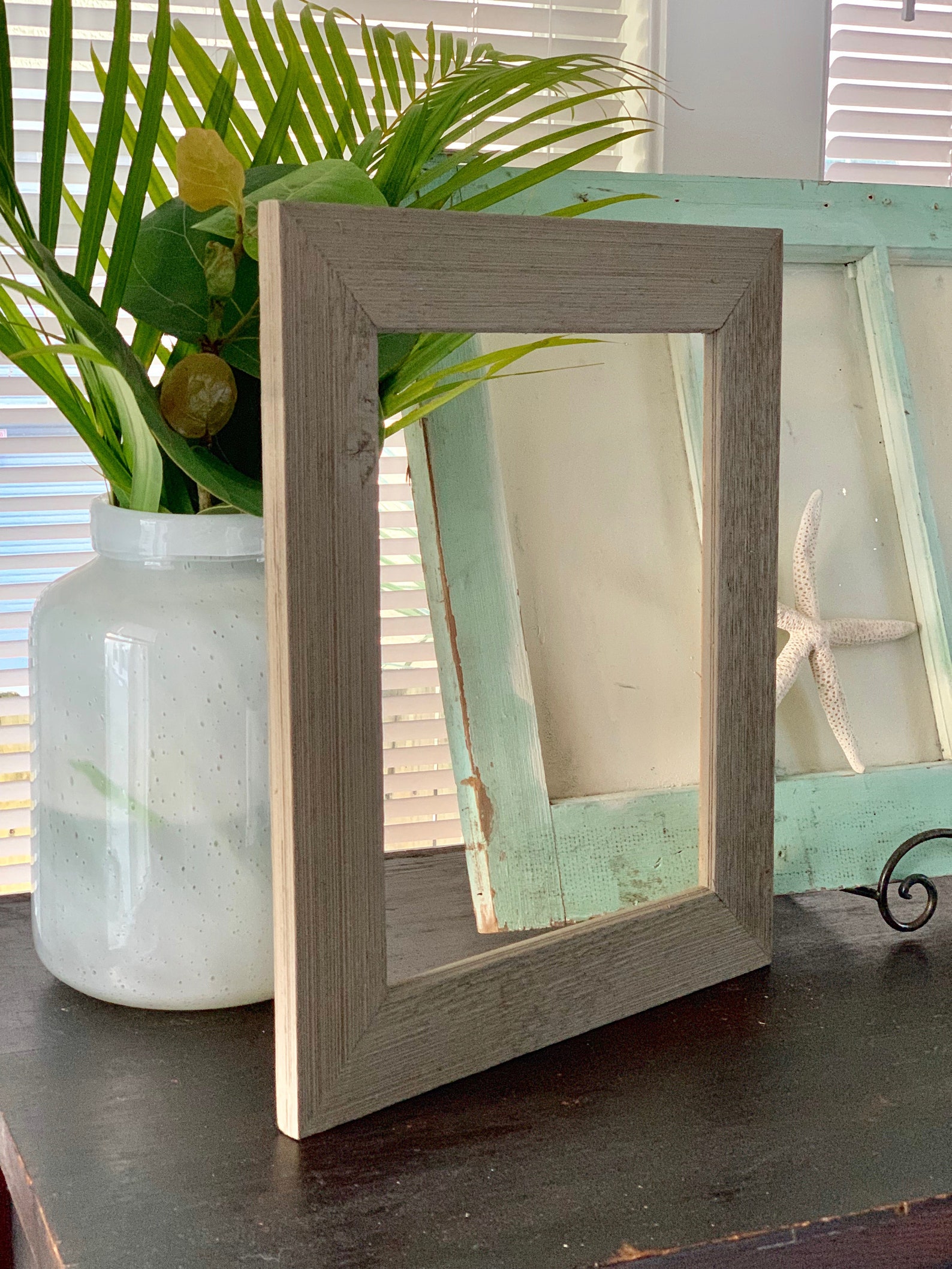 Rustic Frame Vintage Picture Frame Rustic Reclaimed Painted - Etsy