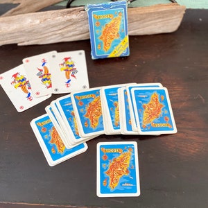 Playing Cards, Vintage Greek Playing Cards Featuring the Island of ...