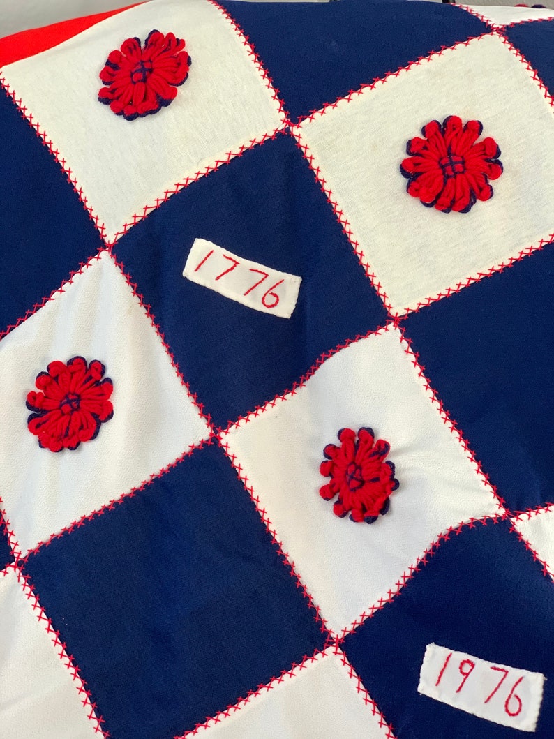 Throw Blanket Vintage Americana Bicentennial Throw Blanket - Etsy