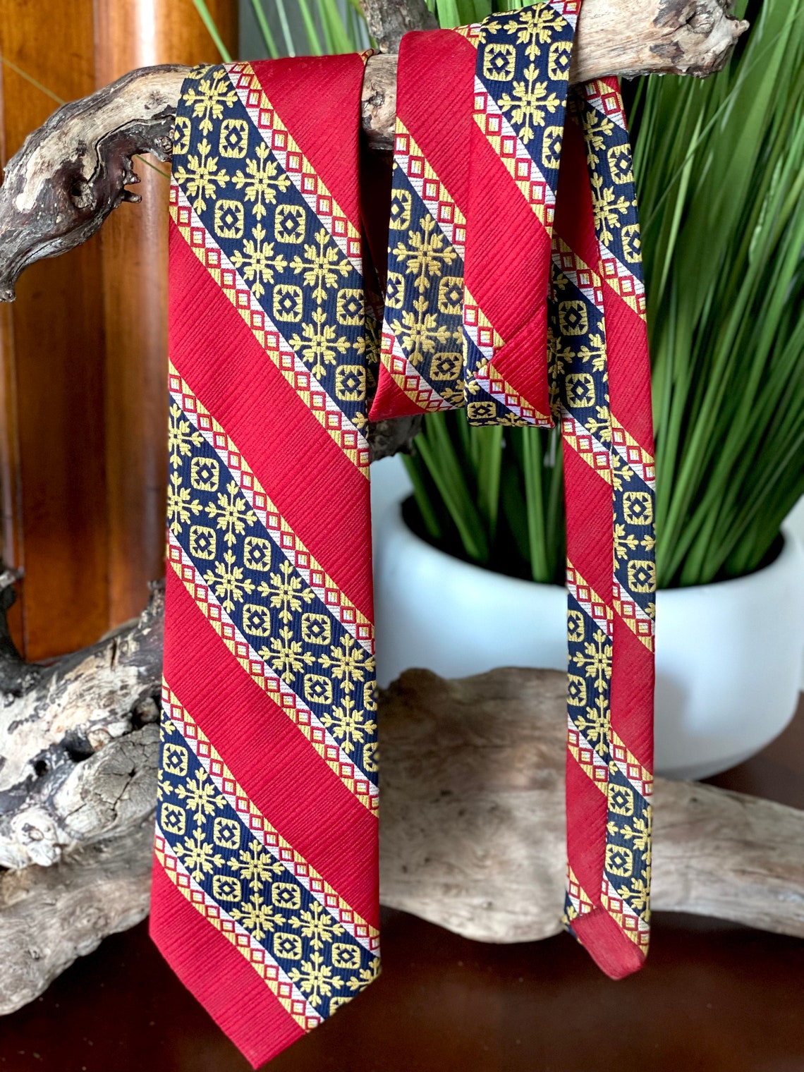 Vintage Necktie 1940s Haband's Vintage Tie Swanky - Etsy