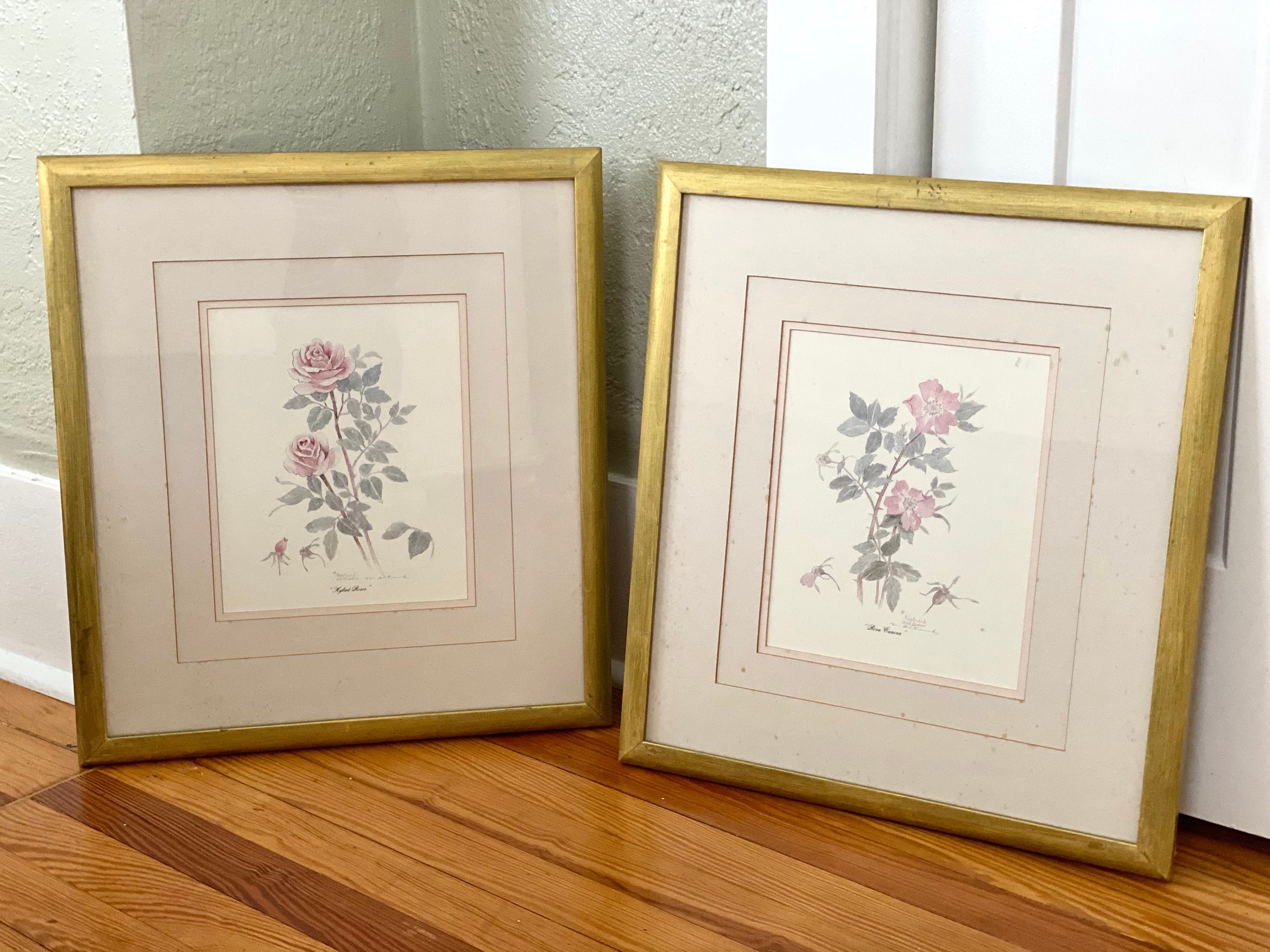 Art Vintage Mary Bertrand Art Framed and Ready to Hang 2 | Etsy
