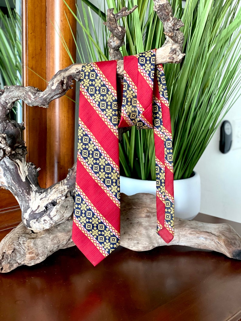 Vintage Necktie 1940s Haband's Vintage Tie Swanky - Etsy