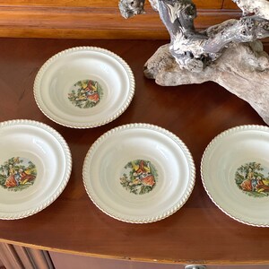 Harker Pottery Co Colonial Design Fine China, Vintage Colonial Pattern ...