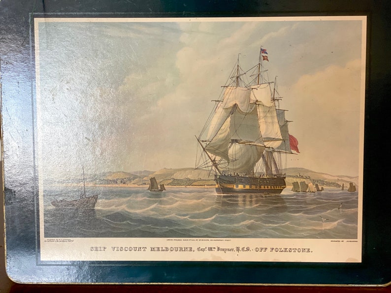 Decor or Art, Recreation of Ship Viscount Melbourne Painting, Cork ...