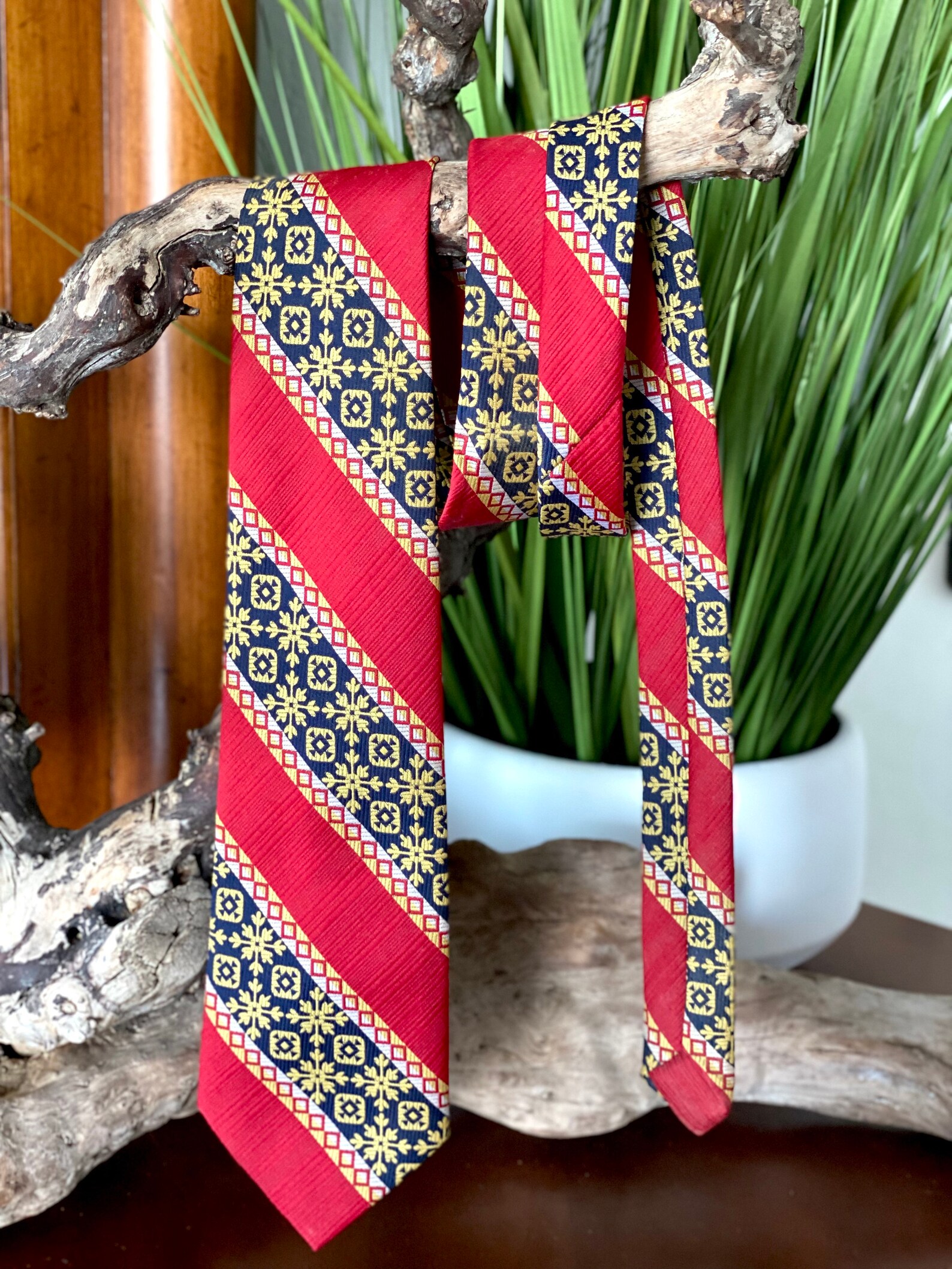 Vintage Necktie 1940s Haband's Vintage Tie Swanky - Etsy