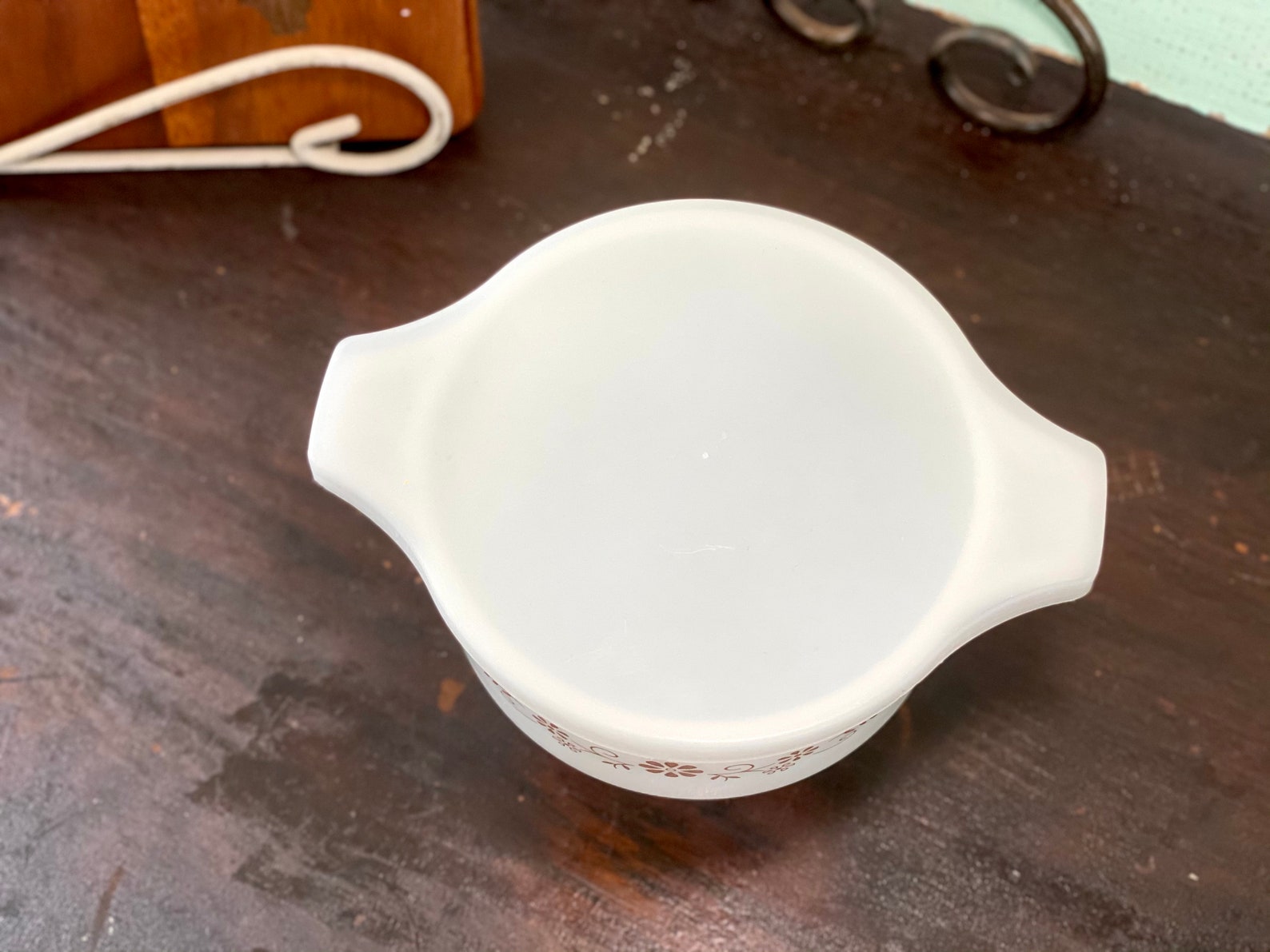 Dish Small Dynaware Dish With Lid White Milk Glass Baking - Etsy