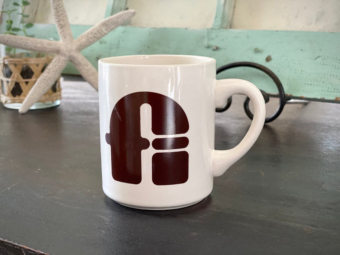 Mug Vintage Glazed Ceramic Mug with Fun Message Wish I | Etsy