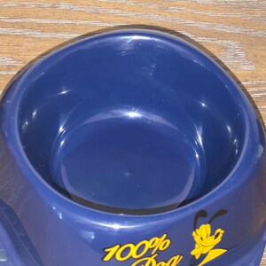 Dog Bowl, Vintage Walt Disney Dog Bowl Featuring Pluto, Vintage Disney ...