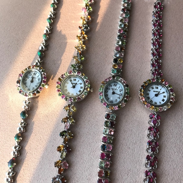 Gemstone Watch - Etsy