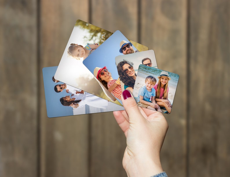 Personalized Photo Fridge Magnets, Custom Family Vacation Gift - Etsy