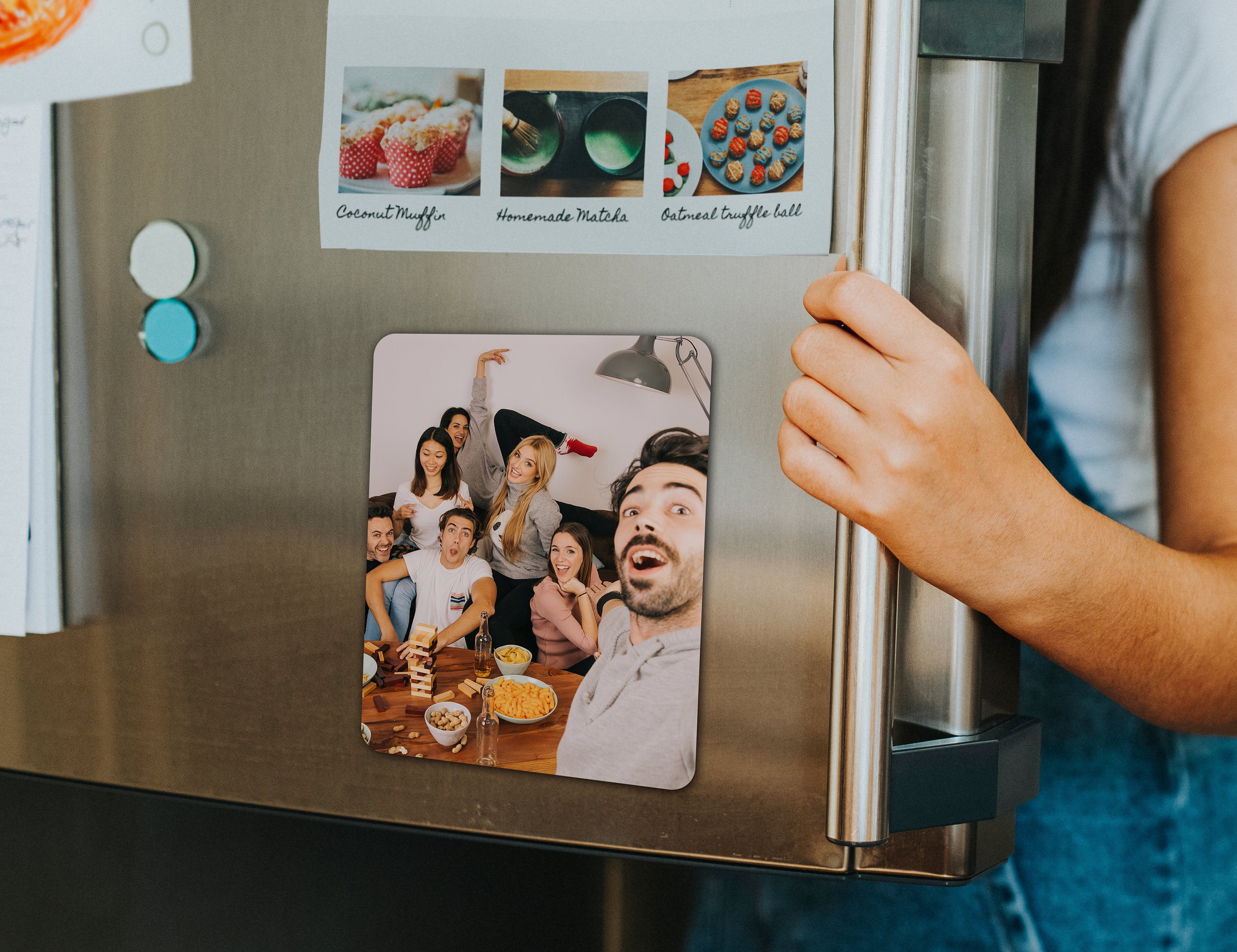 Custom Photo Fridge Magnet Set: Personalized Picture Gifts - Etsy