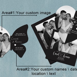 Fridge Magnet Photo Wedding Invitation Save the Date Printed Photo ...