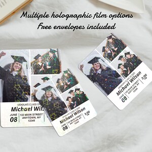 Holographic Laminate Graduation Photo Fridge Magnet/college Graduation ...