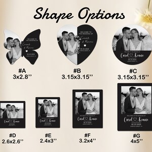 Fridge Magnet Photo Wedding Invitation Save the Date Printed Photo ...