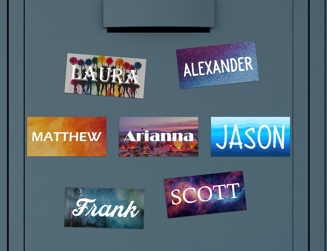 Custom Name Locker Magnet: Teacher, Nurse Gift, Fridge Decor - Etsy