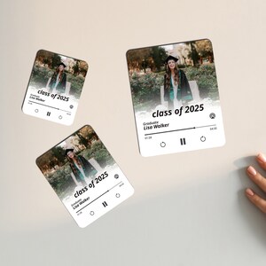 Custom Music Player Magnet/graduation Photo Magnet Favor in Bulk ...