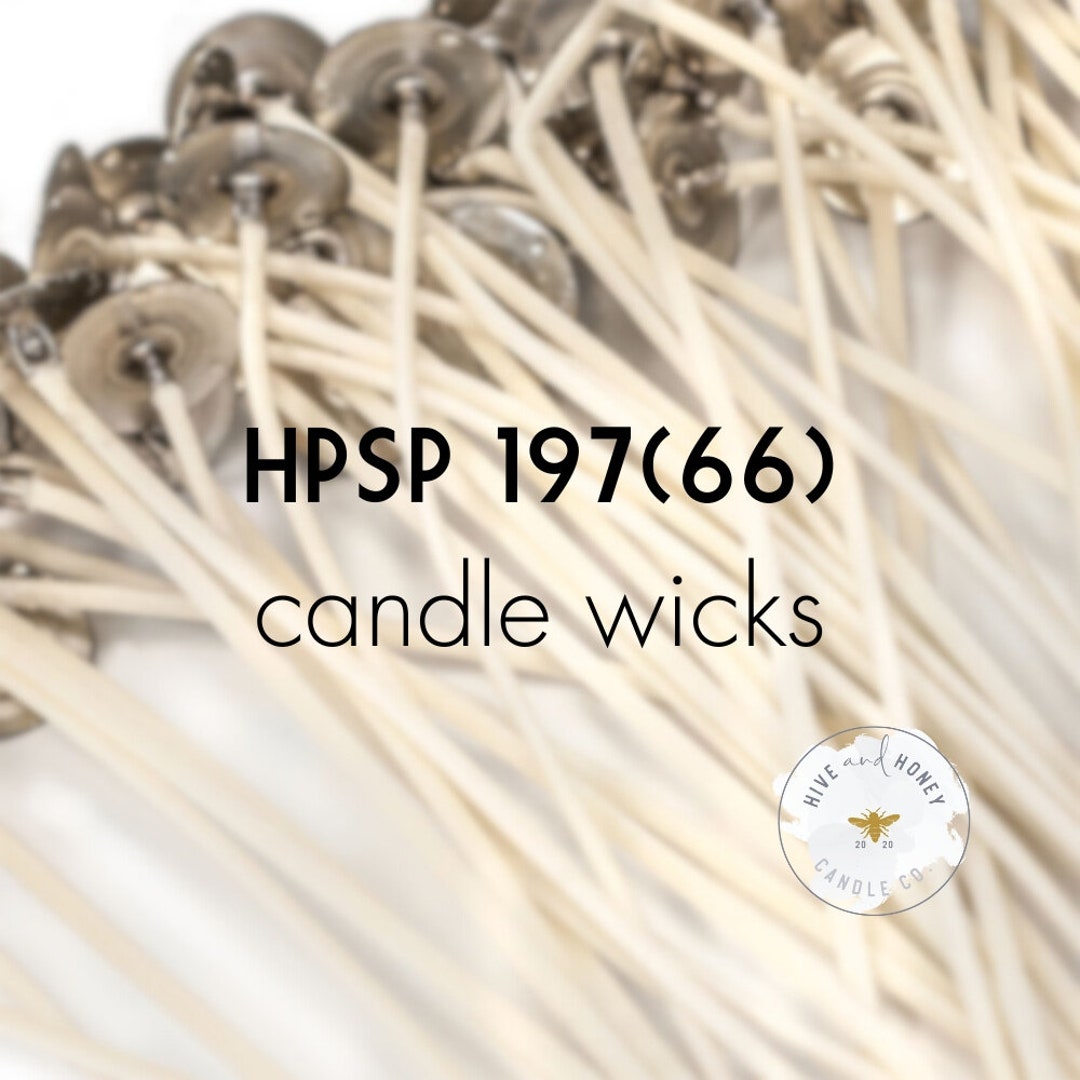 HPSP 197 (66) | 6" Pretabbed Wick | HPSP Candle Wicks | 6 Inches ...