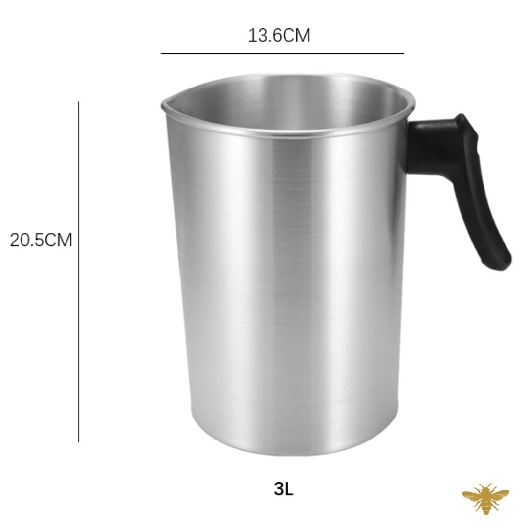 Candle Making Pouring Pitcher, Wax Melting Pot, Double Broiler, 3.0 ...