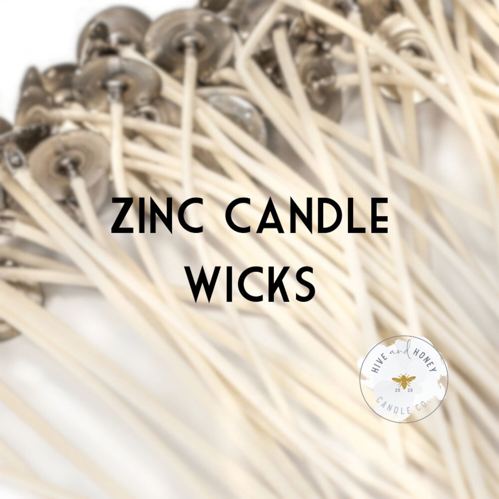 Zinc Core Candle Wicks | 6" Pretabbed, Prewaxed | Bulk 12 Pack or 100 ...