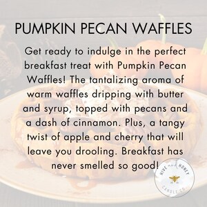 Pumpkin Pecan Waffles Fragrance Oil | Candle Making and Soap Making | 2 ...