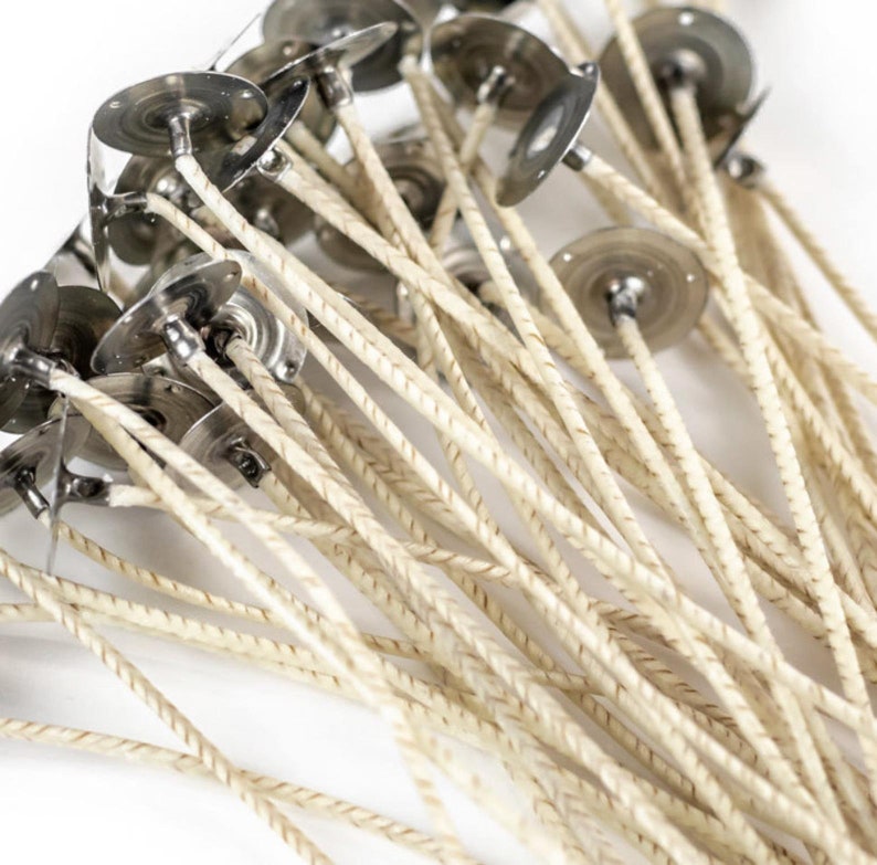 HTP 93 | 6" Pretabbed Wick | HTP Candle Wicks | 6 Inches | Natural Wax ...