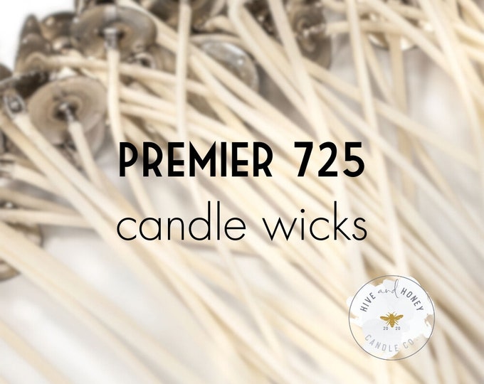 Zinc Core Candle Wicks | 6" Pretabbed, Prewaxed | Bulk 12 Pack or 100 ...