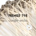 CD Candle Wicks Stabilio 6 Long, Pretabbed, Prewaxed Bulk 12 Pack or ...
