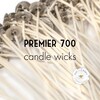 Zinc Core Candle Wicks | 6" Pretabbed, Prewaxed | Bulk 12 Pack or 100 ...
