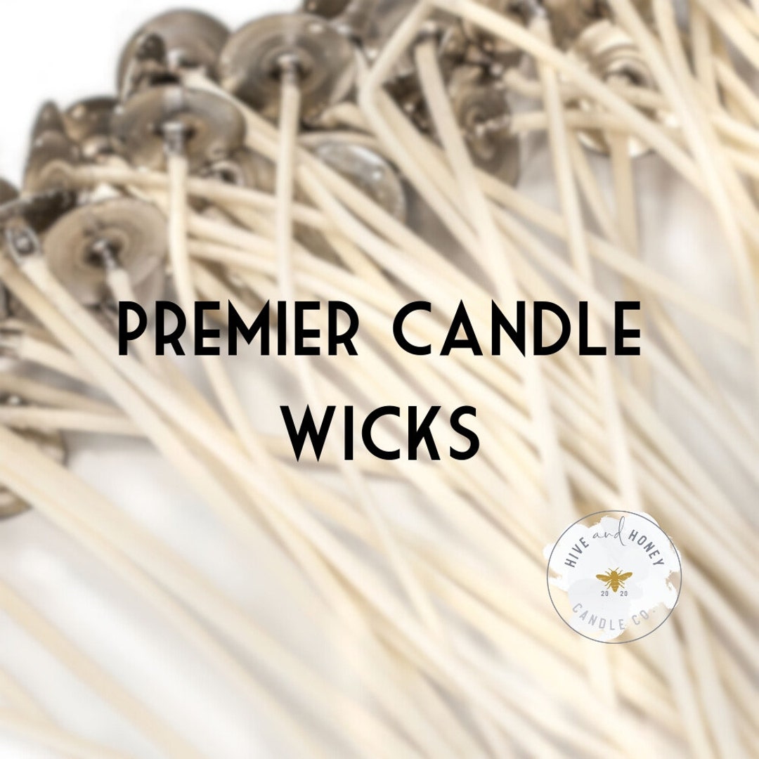 Premier 700 Series Candle Wicks | 6" Pretabbed, Prewaxed | Bulk 12 Pack or 100 Pack | 700, 705 ...