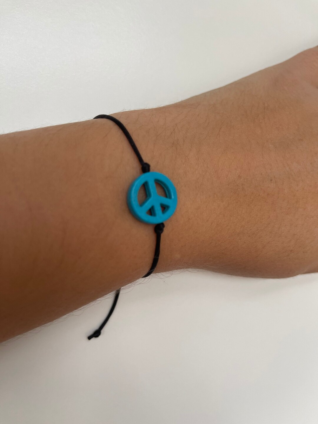 Adjustable Peace Sign Bracelet, Peace Bracelet, Friendship Peace ...